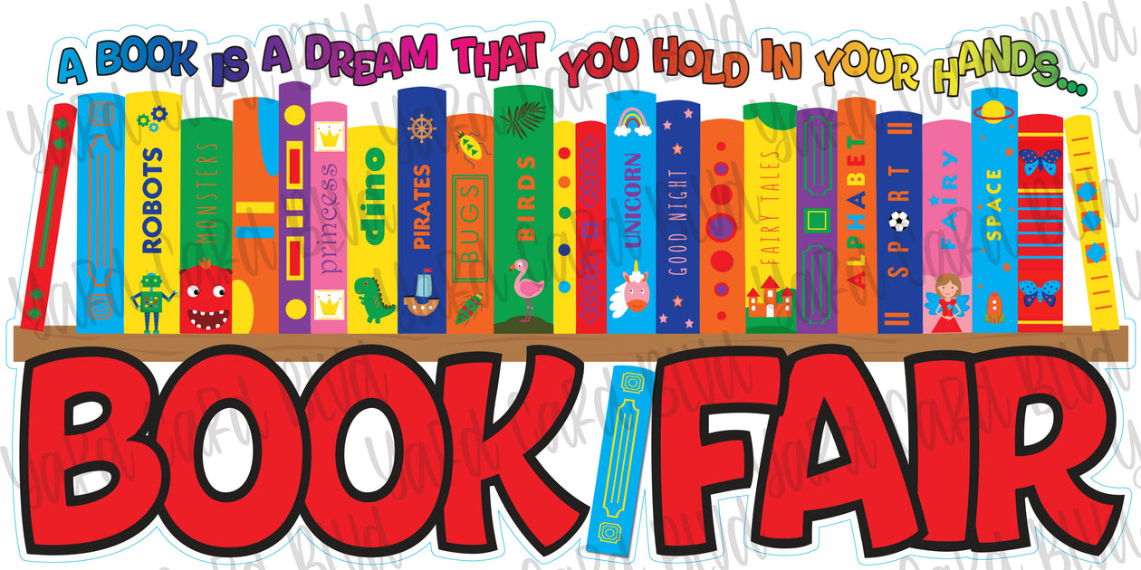 BLVD Billboard - Book Fair — Yard Card Blvd