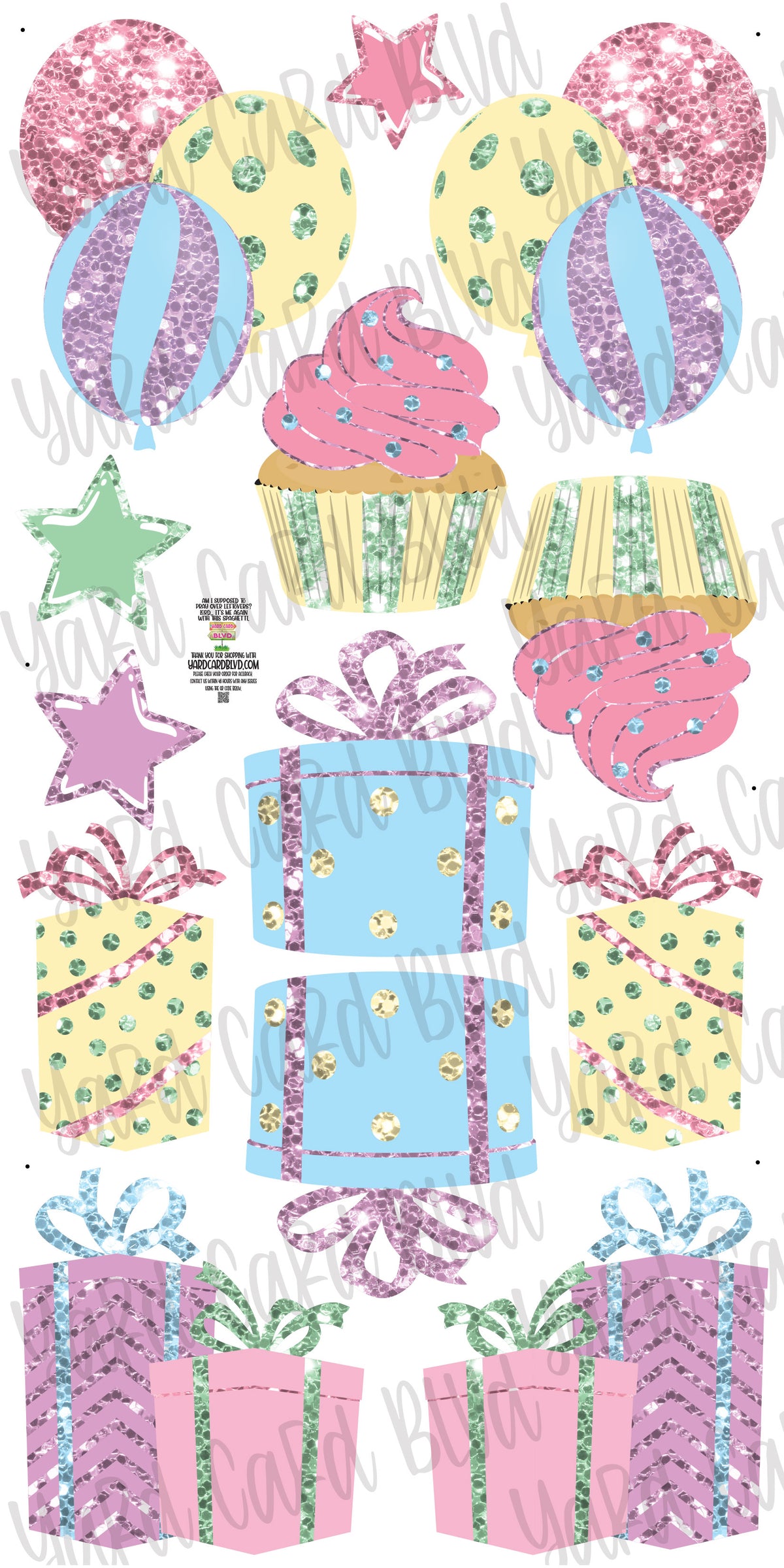 Mirrored Flair Set — Yard Card Blvd