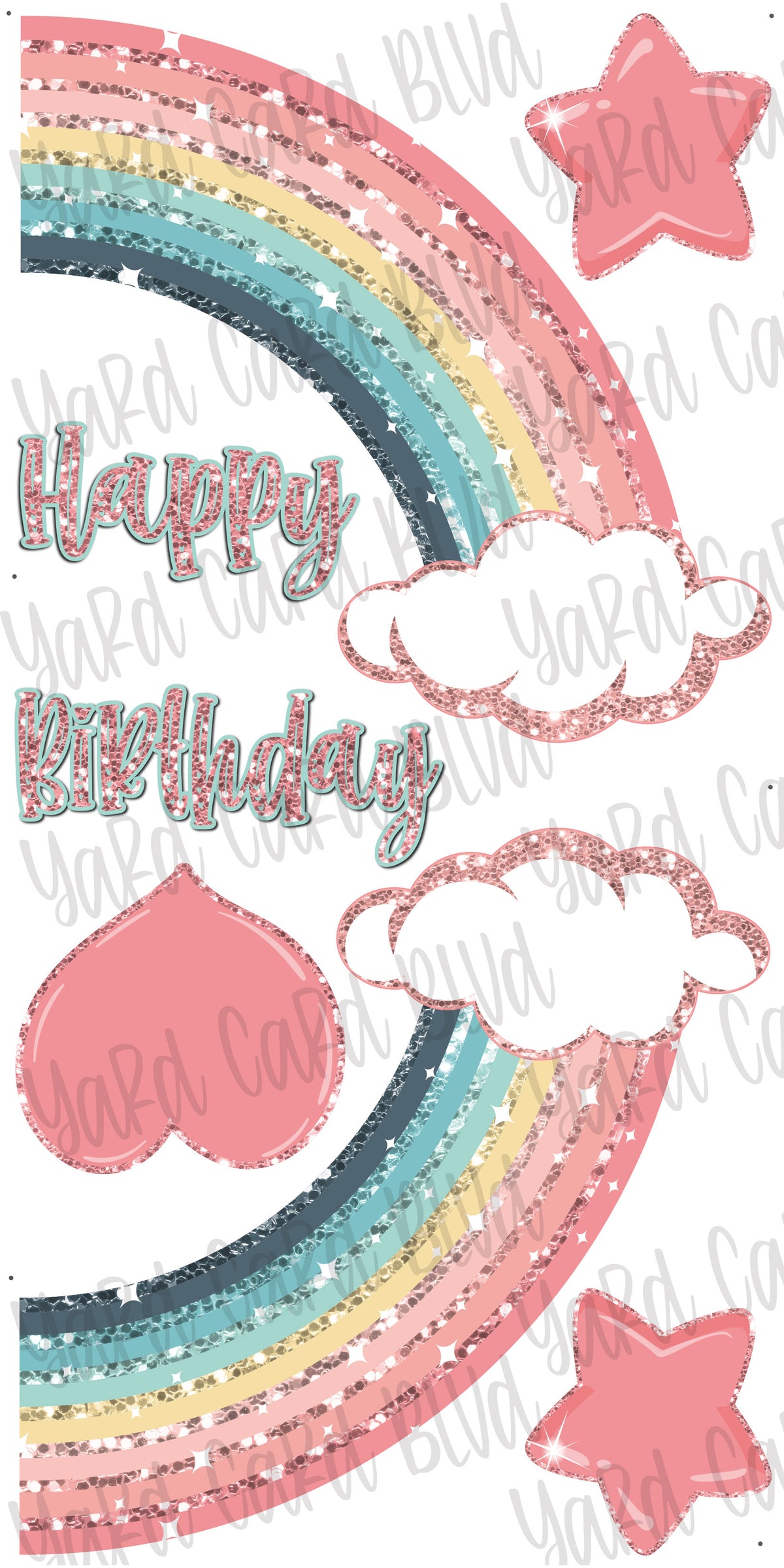 Rainbow - Boho — Yard Card Blvd