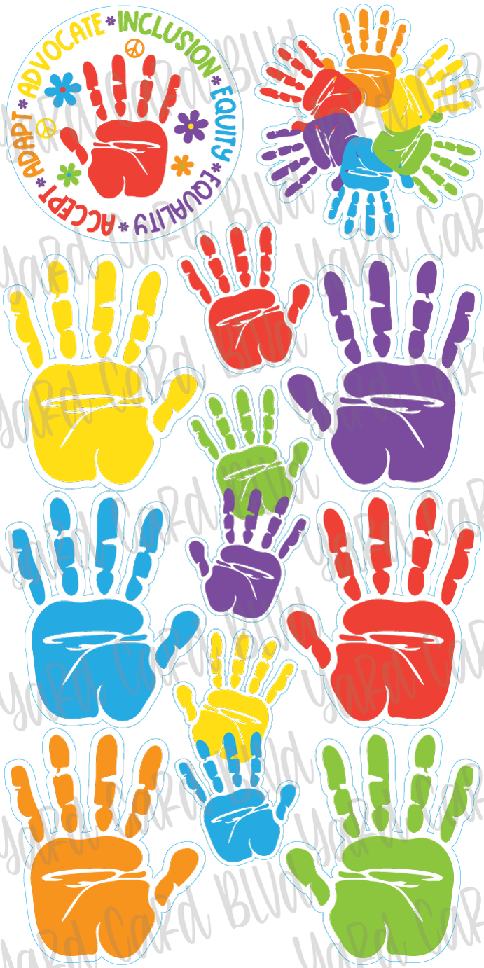 Special Needs Hand Prints — Yard Card Blvd