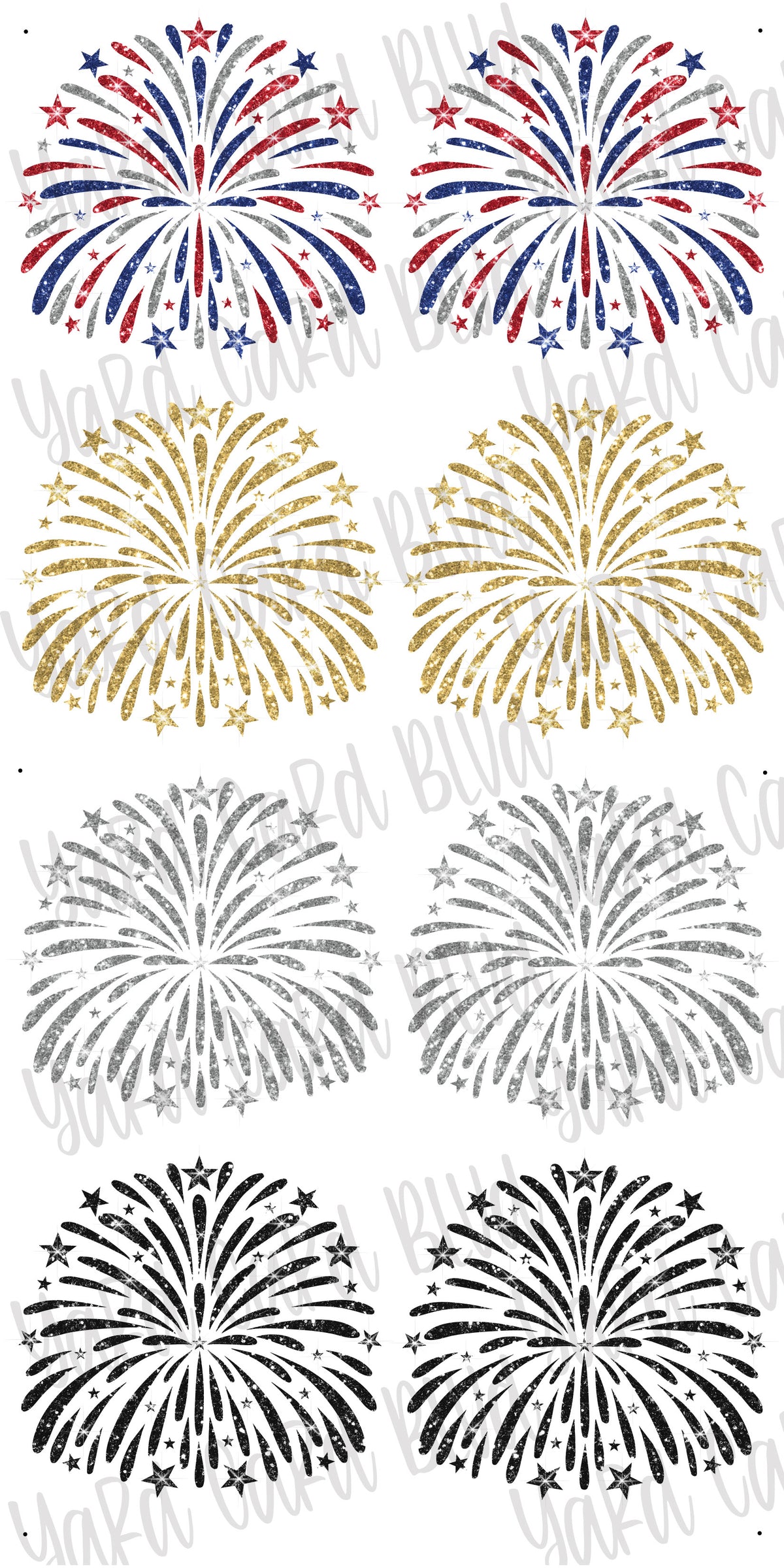 Twinkle Fireworks with Light Holes - 2 — Yard Card Blvd