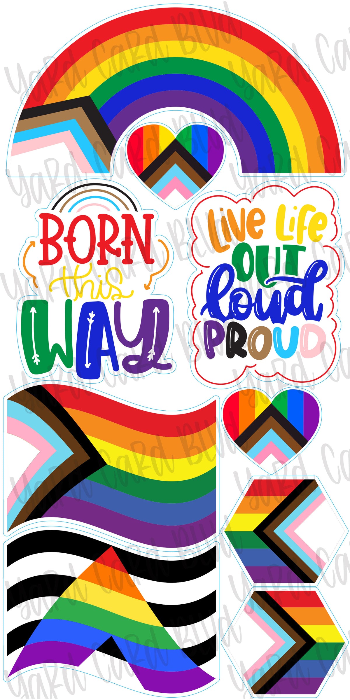 Progressive Pride — Yard Card Blvd