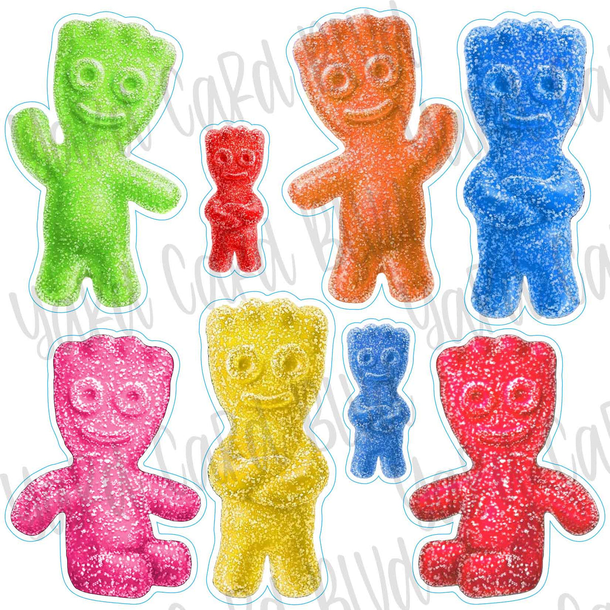 Sour Patch Kids Half Sheet — Yard Card Blvd