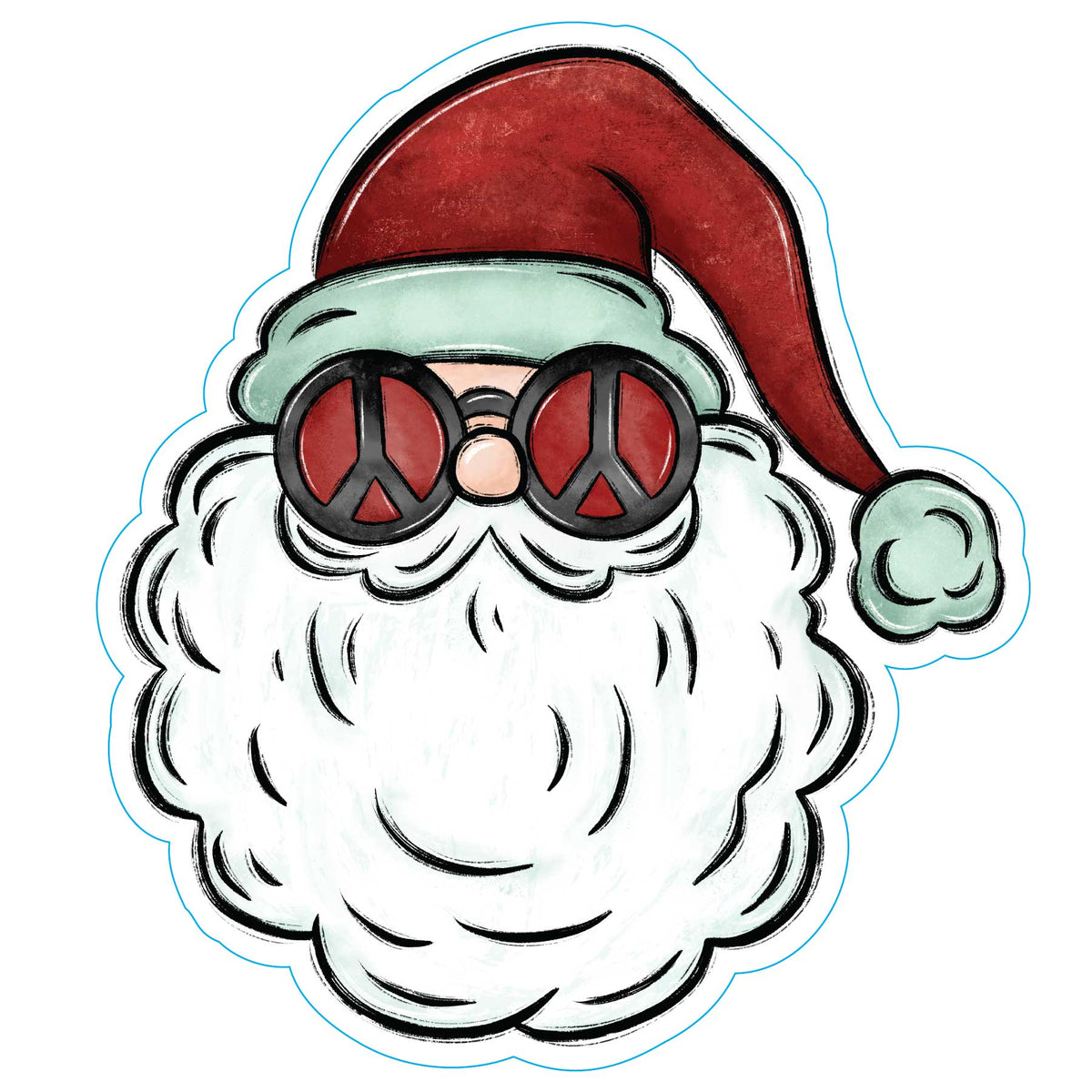 Hippy Santa — Yard Card Blvd