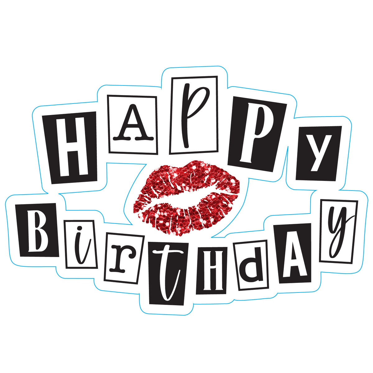 Happy Birthday Splash — Yard Card Blvd