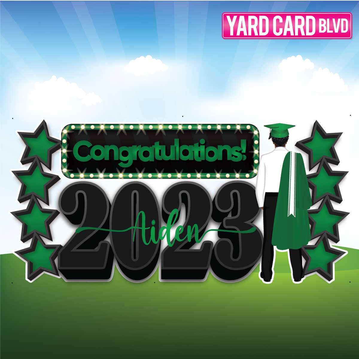 Custom Class of 2023 Keepsake - Billboard — Yard Card Blvd