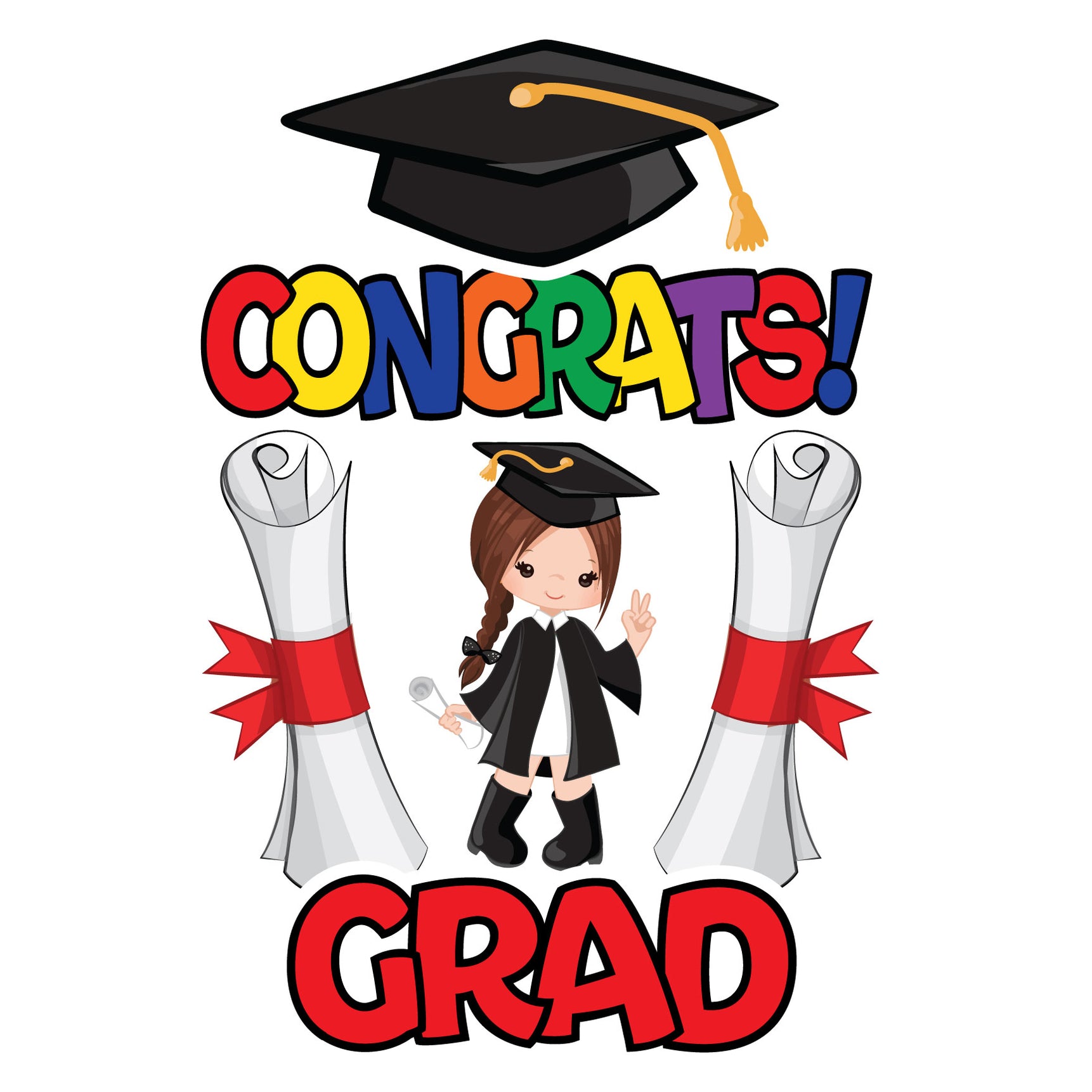 Bitty Bouquet Kids Graduation — Yard Card Blvd