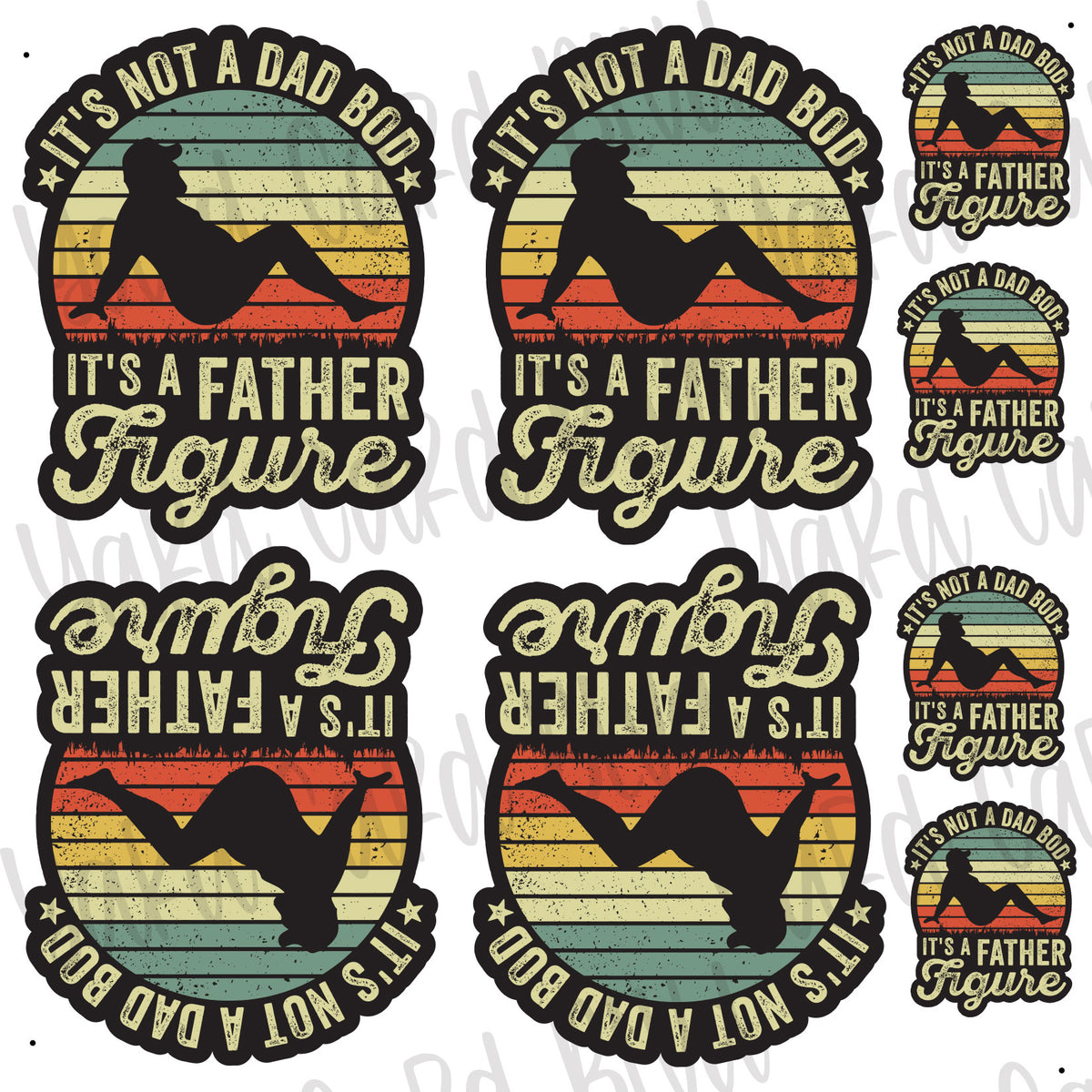 Dad Bod Half Sheet — Yard Card Blvd