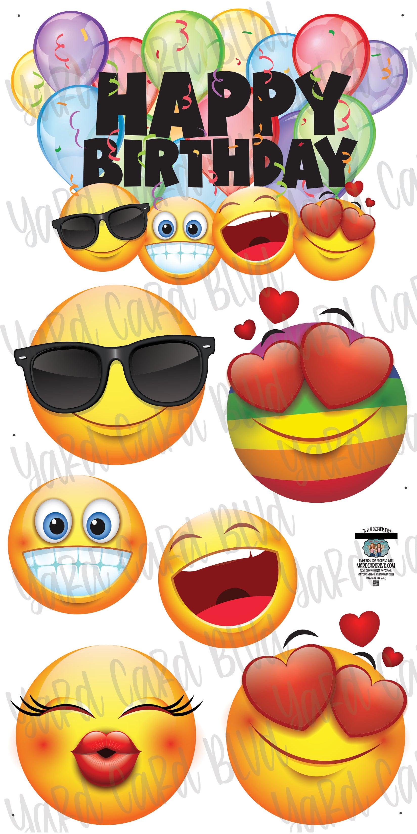 Birthday Sets — Yard Card Blvd