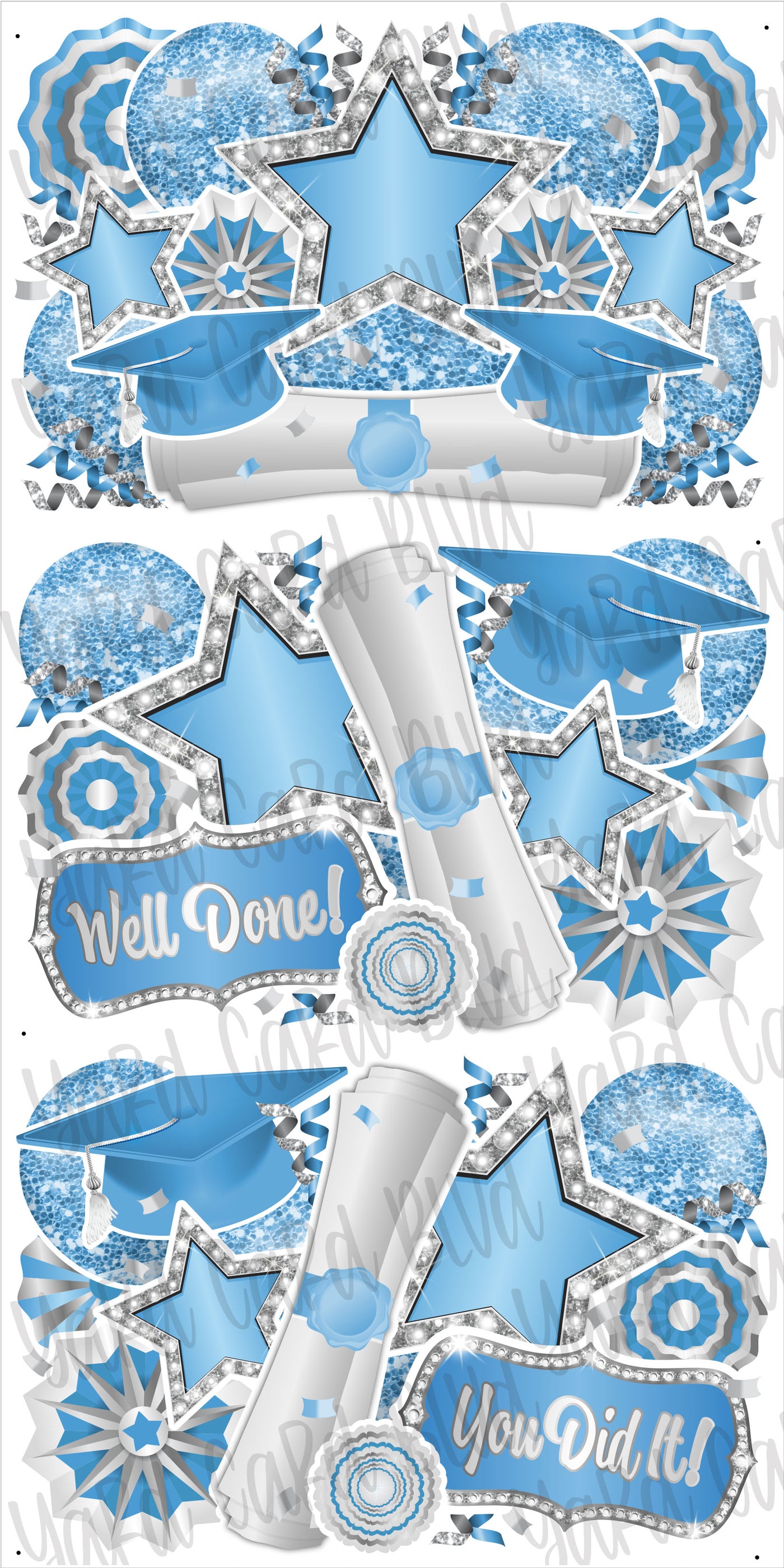 Graduation XL Panels — Yard Card Blvd