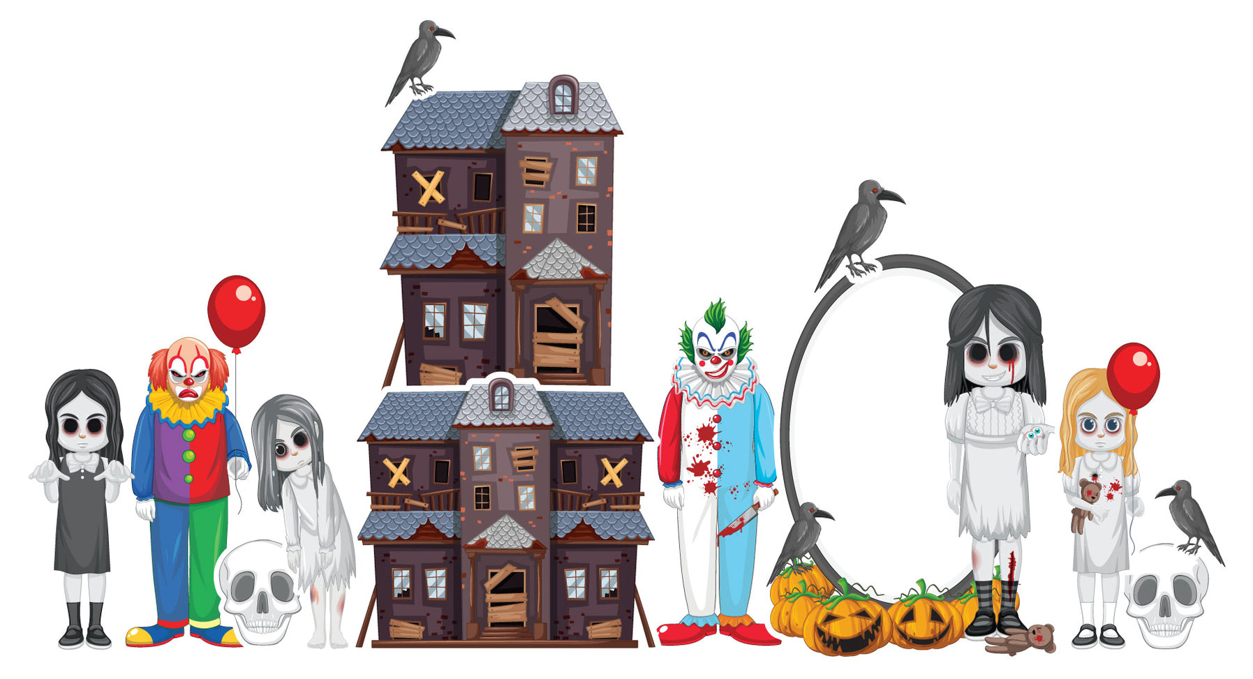 Haunted House Photo Op — Yard Card Blvd