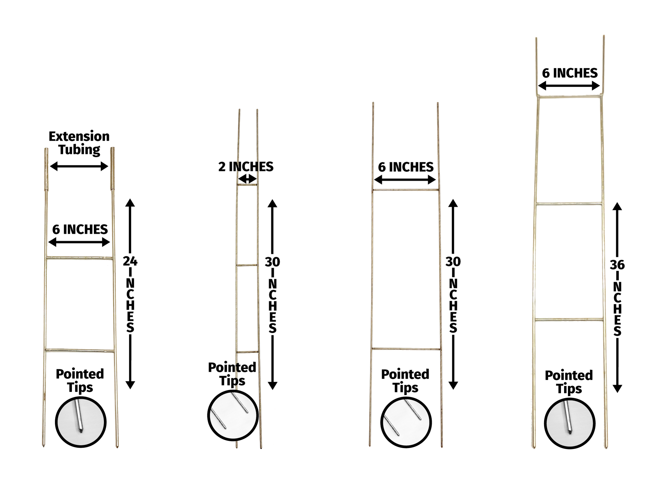 Super Stake Sample Set - 20 Stakes — Yard Card Blvd