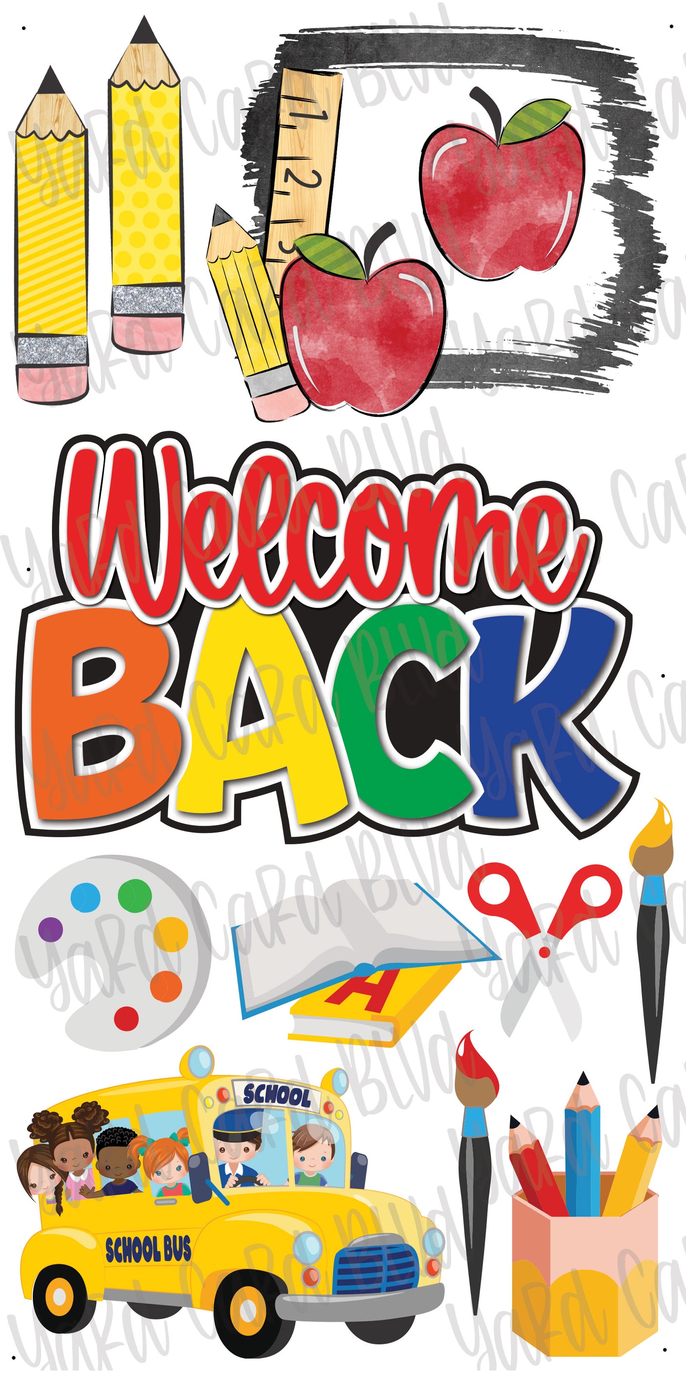 Welcome Back Photo Frame — Yard Card Blvd
