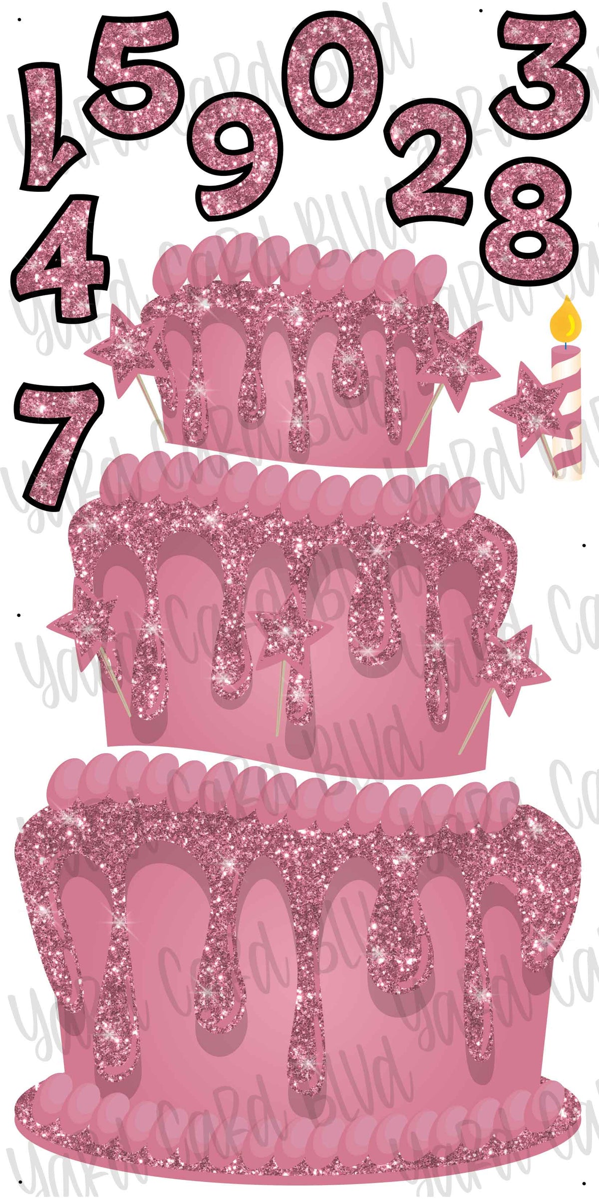 Colossal Cake! - Pink — Yard Card Blvd